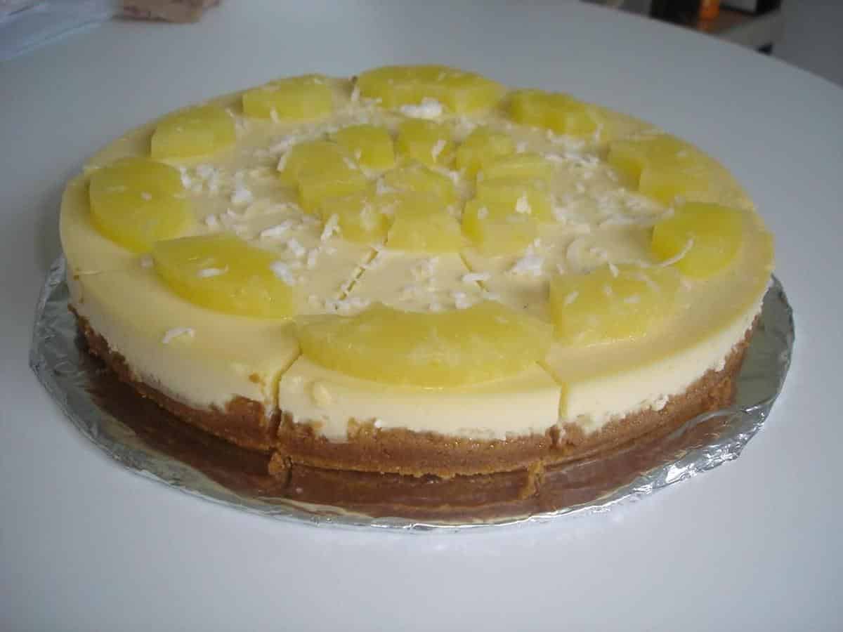 Tarta de piña fría... ¡repetirás seguro!